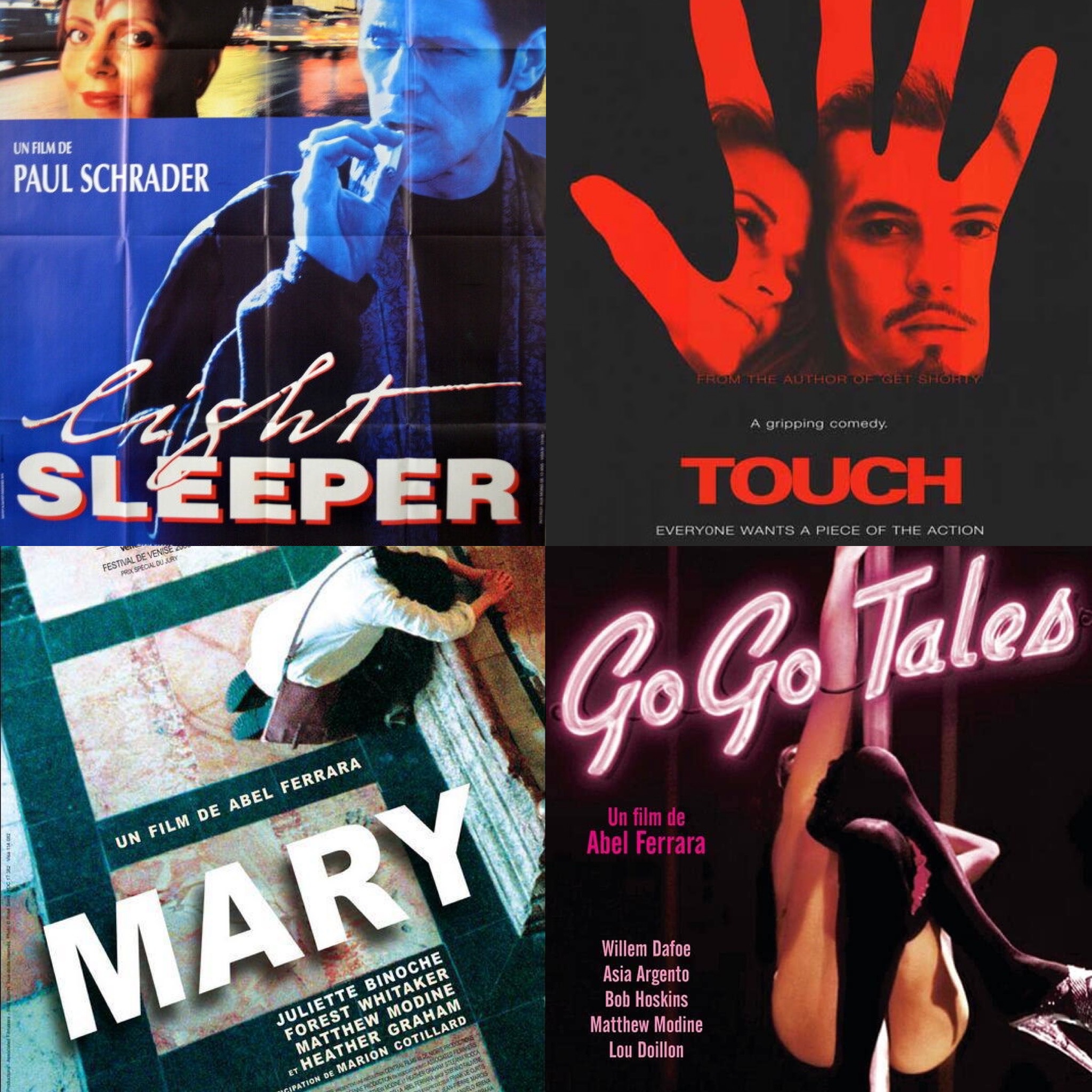 MOVIE MONDAY: Reviews of Light Sleeper, Touch, Mary, and Go Go Tales ...
